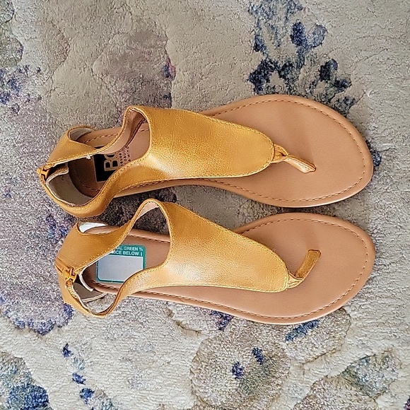 BC Footwear | Shoes | Bc Mustard Sandals | Poshmark